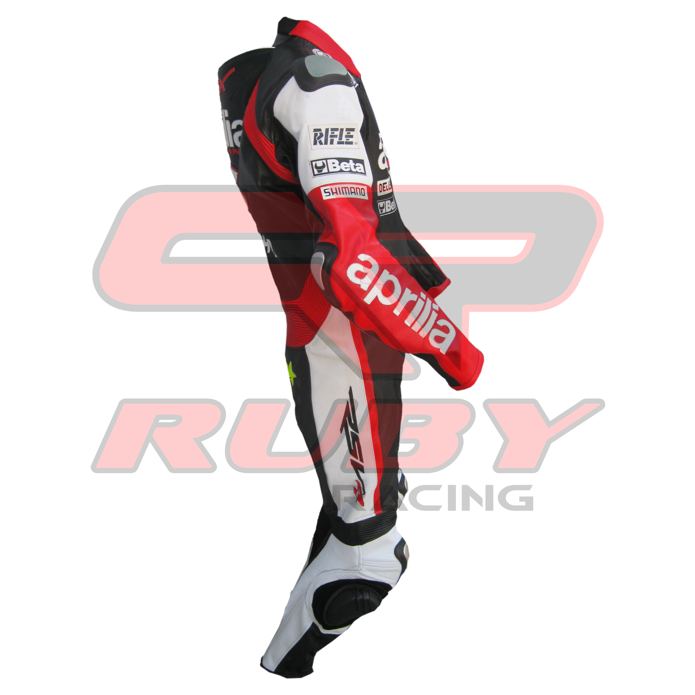 Aprilia Men Motorbike Racing Leather Suit – RUBY RACING