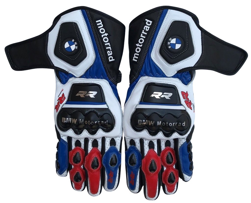 BMW Motorrad Leather Motorbike Racing Gloves – RUBY RACING