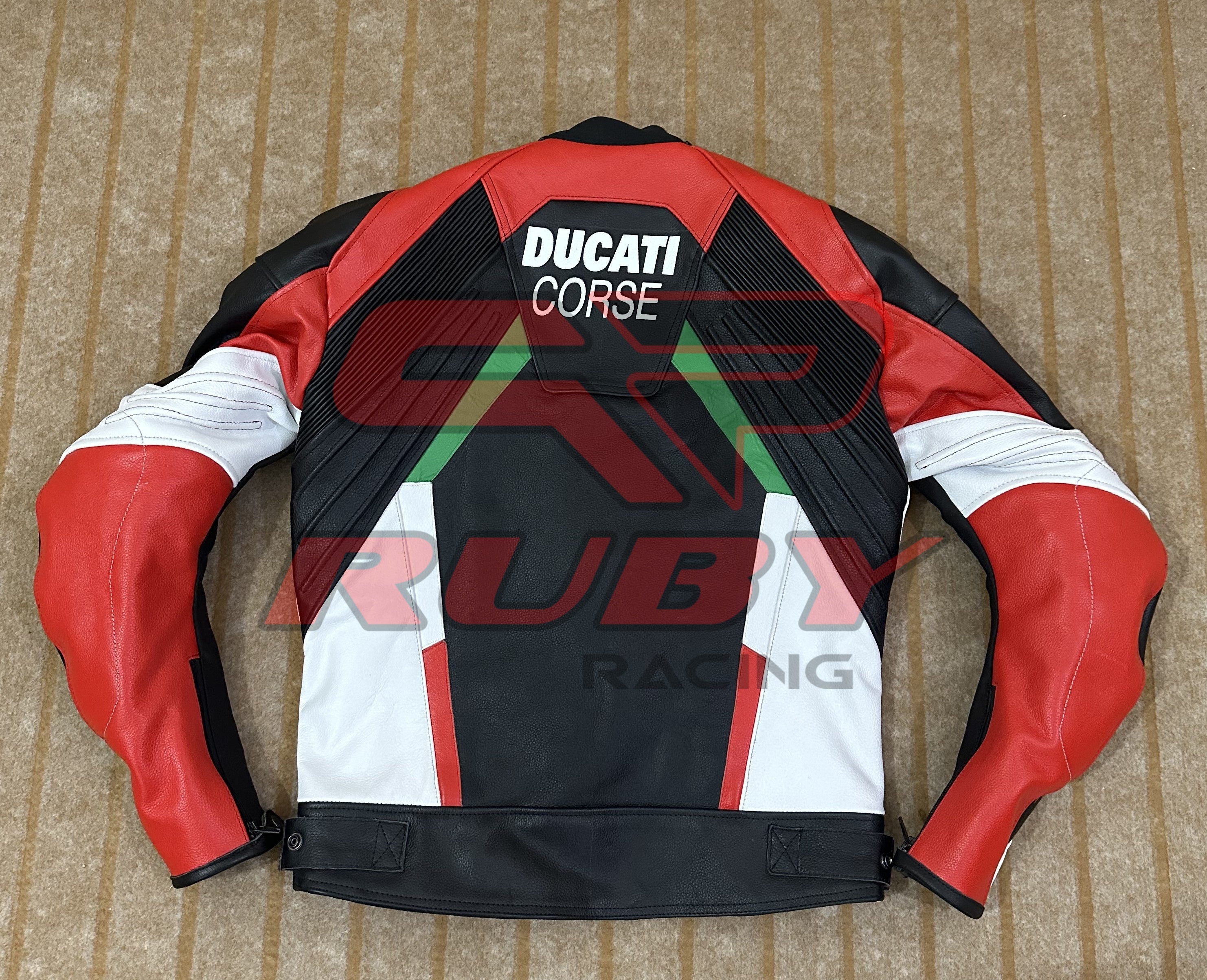 Ducati Corse C3 Men Motorbike Leather Biker Jacket – RUBY RACING