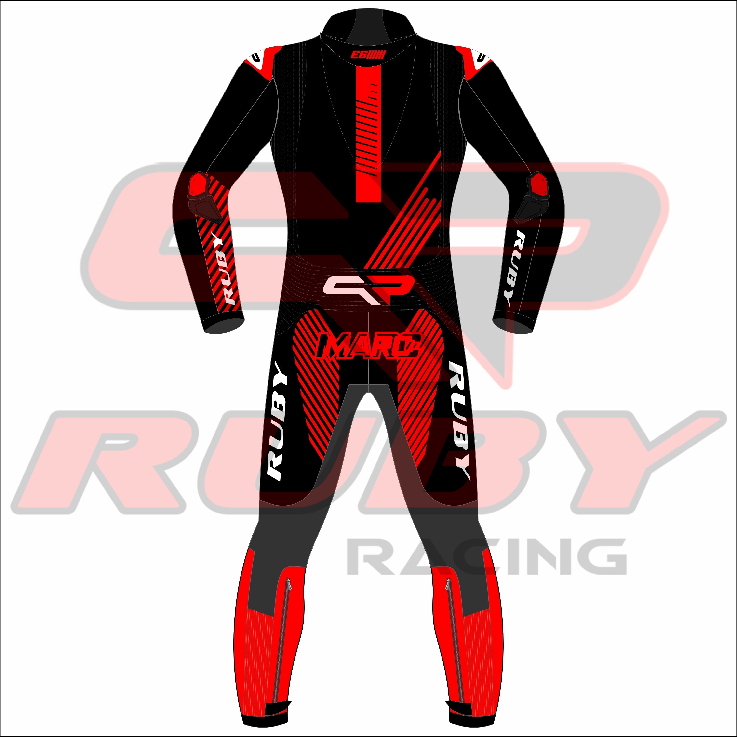 Ruby Racing Marc Marquez Winter Test MotoGP 2024 Race Suit