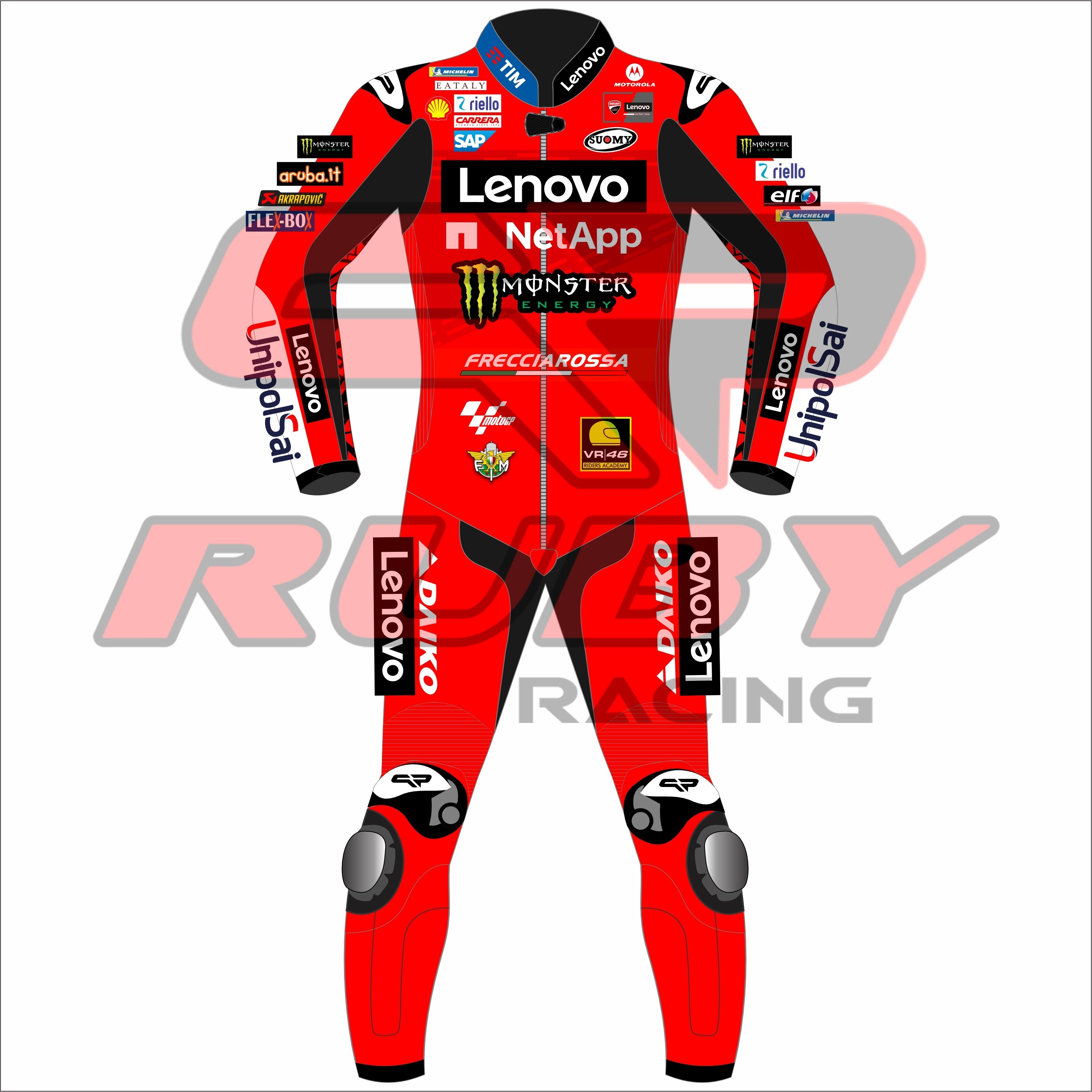 Francesco Bagnaia BritishGP 2024 Ducati Race Suit – RUBY RACING
