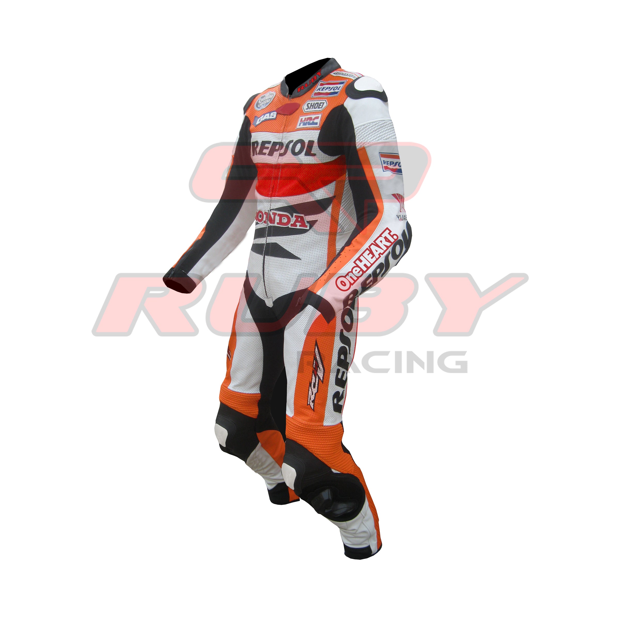 Ruby Racing Marc Marquez Repsol MotoGp 2019 Motorbike Racing Leather S